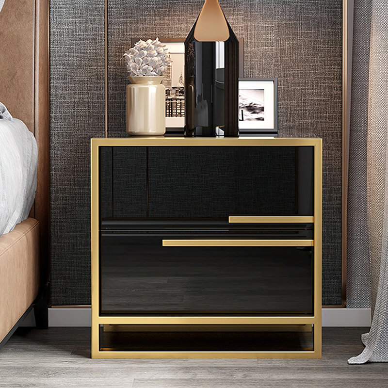 Black bedside unit store